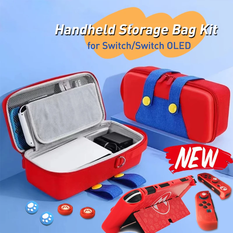 For-Nintendo-Switch-OLED-Handheld-Storage-Bag-Large-Capacity-Carrying ...