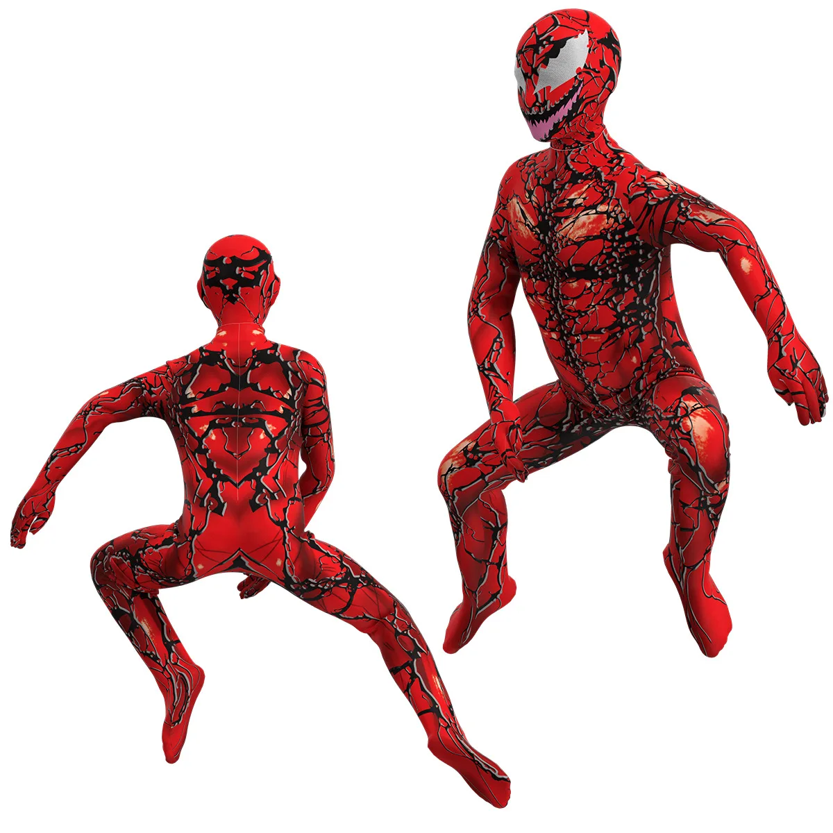 Kids-Venom-Let-There-Be-Carnage-Carnage-Cosplay-Costume-Bodysuit ...