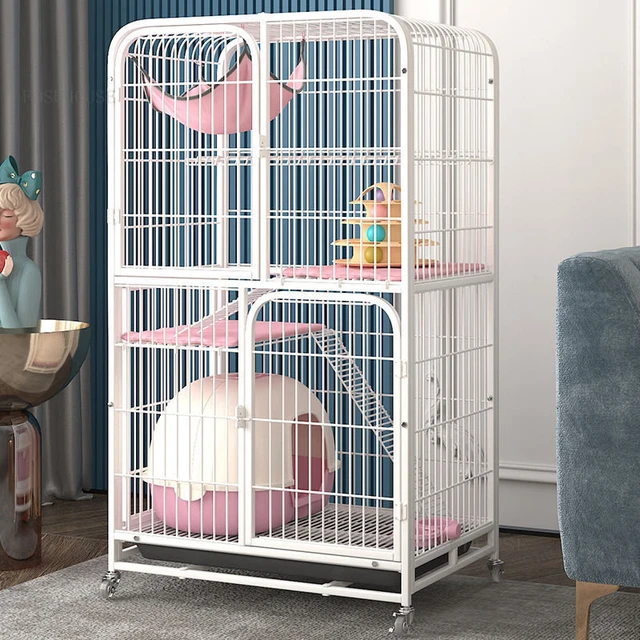 Pink Cat Cage
