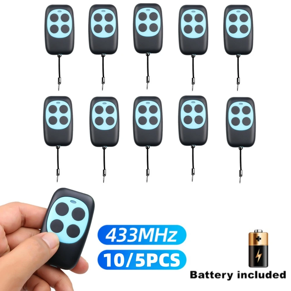 10/5PCS 433Mhz Colorful Cloning Remote Control Electric Copy Controller ...