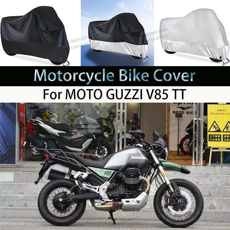 For MOTO GUZZI V85TT Motorcycle Cover Moto Rain Cover Waterproof ...