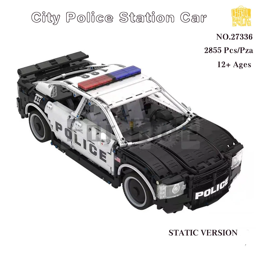 Moc-City-Police-Station-Car-Model-With-PDF-Drawings-Building-Blocks ...