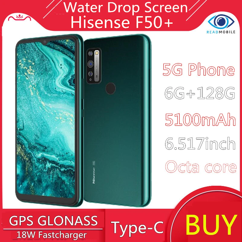 Hisense F50+/r15 Phone 5100mah Battery 6g Ram 128g Rom 5g Network Phone 48mp ,2mp Infrared Water ...