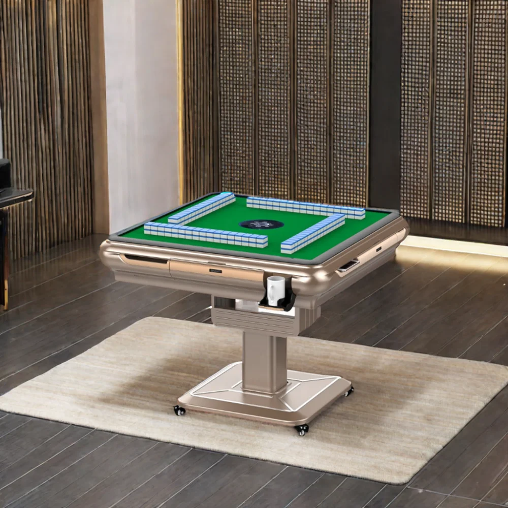 Modern-Minimalist-Automatic-Foldable-Mahjong-Table-Plastic-And-Metal ...