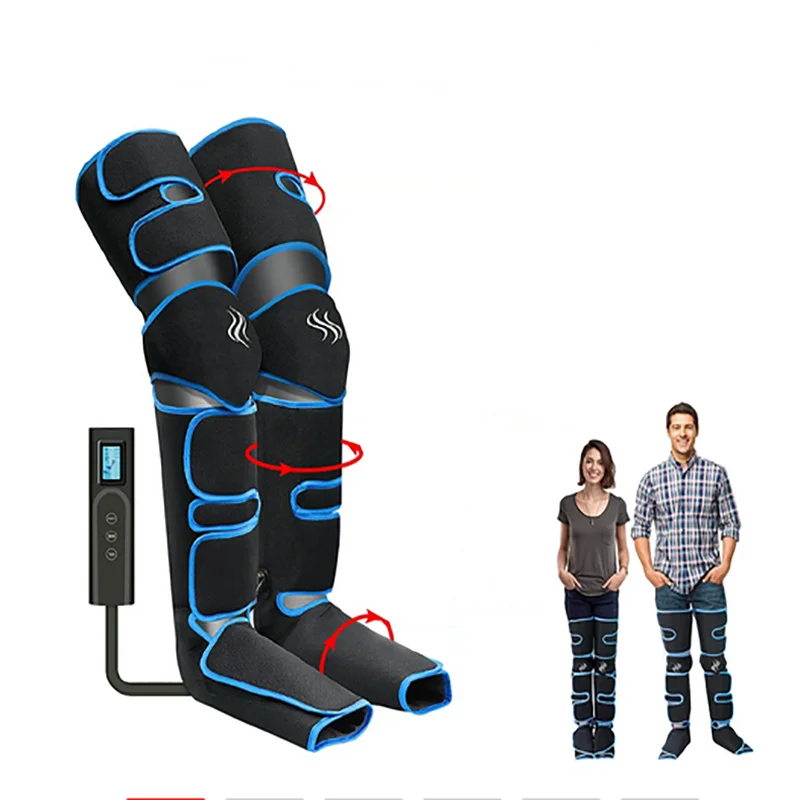 Air Pressure Leg Massager Promotes Blood Circulation Heating Foot ...