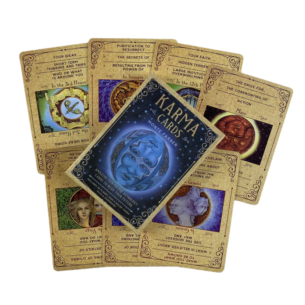 Karma-Oracle-Cards-Amazing-Fun-To-Use-Astrology-Tarot-Divination-Deck ...