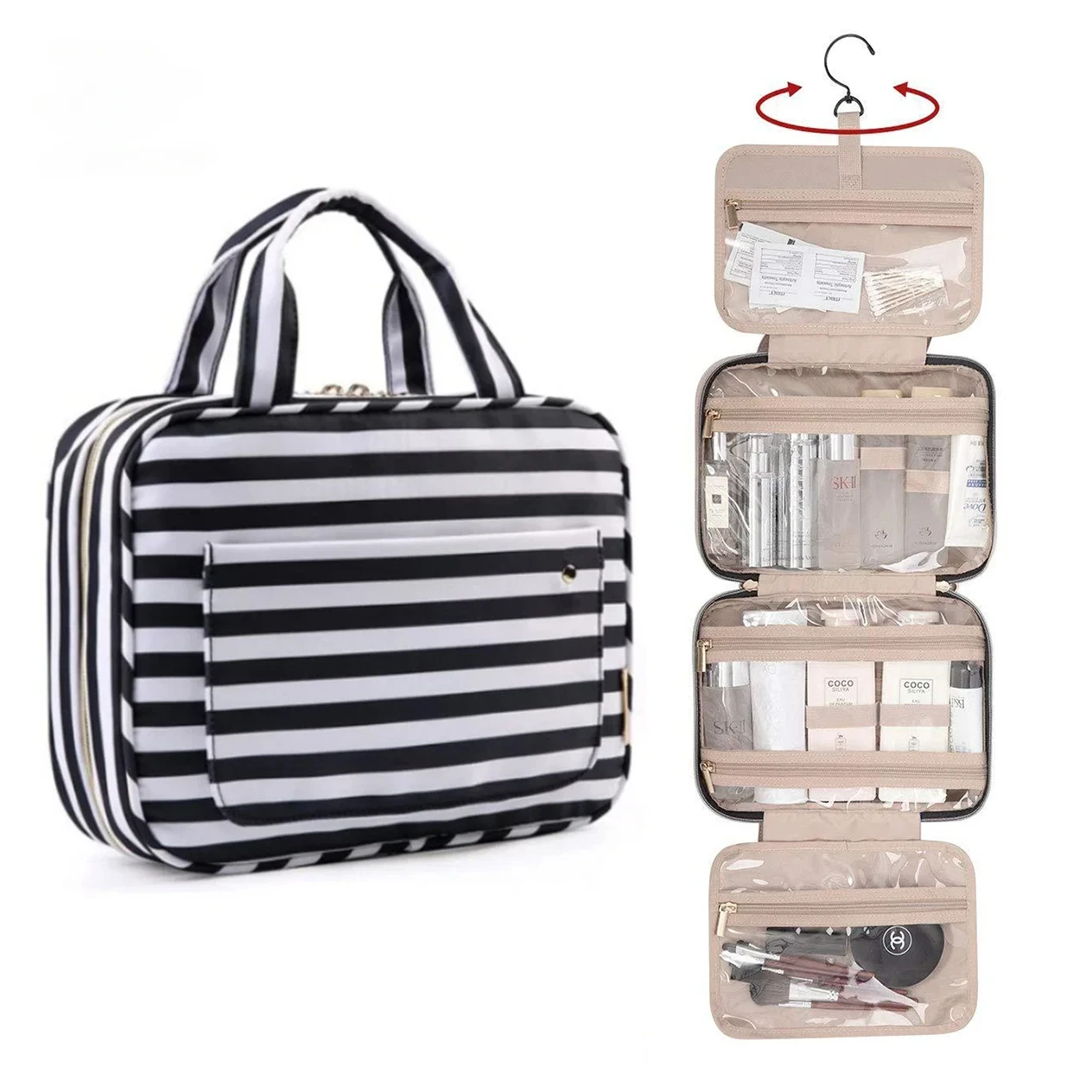 Foldable-Travel-Organizer-Hanging-Toiletry-Makeup-Bag-Women-Cosmetic ...