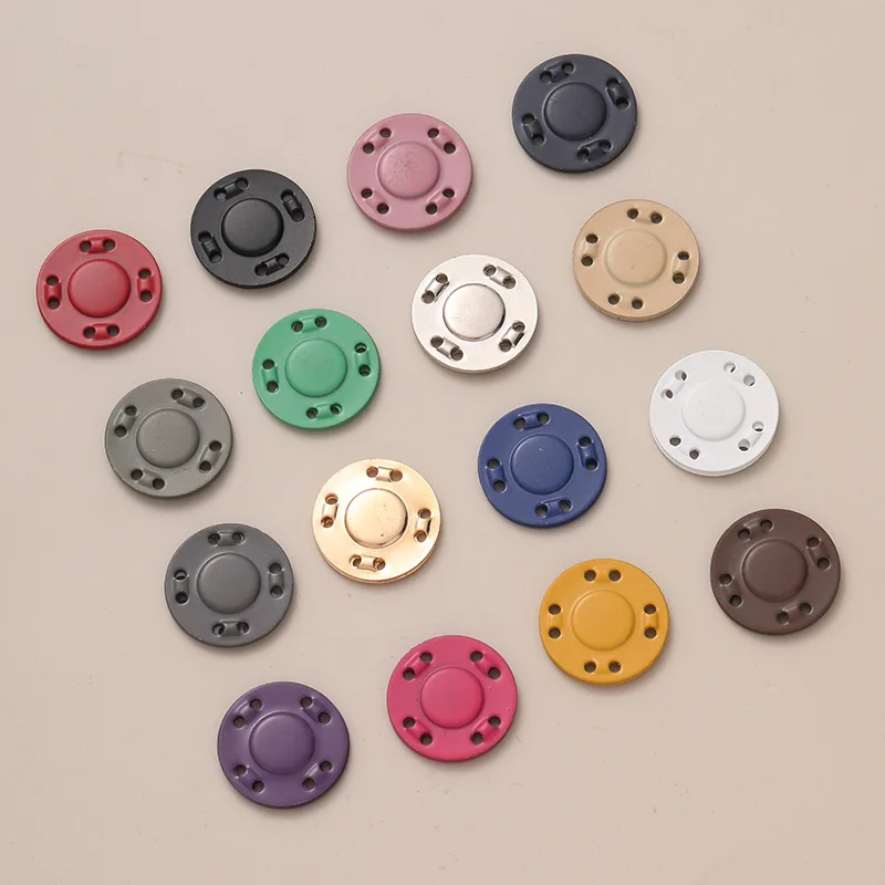 5-Pairs-Metal-Buttons-Magnet-Stone-Automatic-Magnetic-Snap-Buttons ...