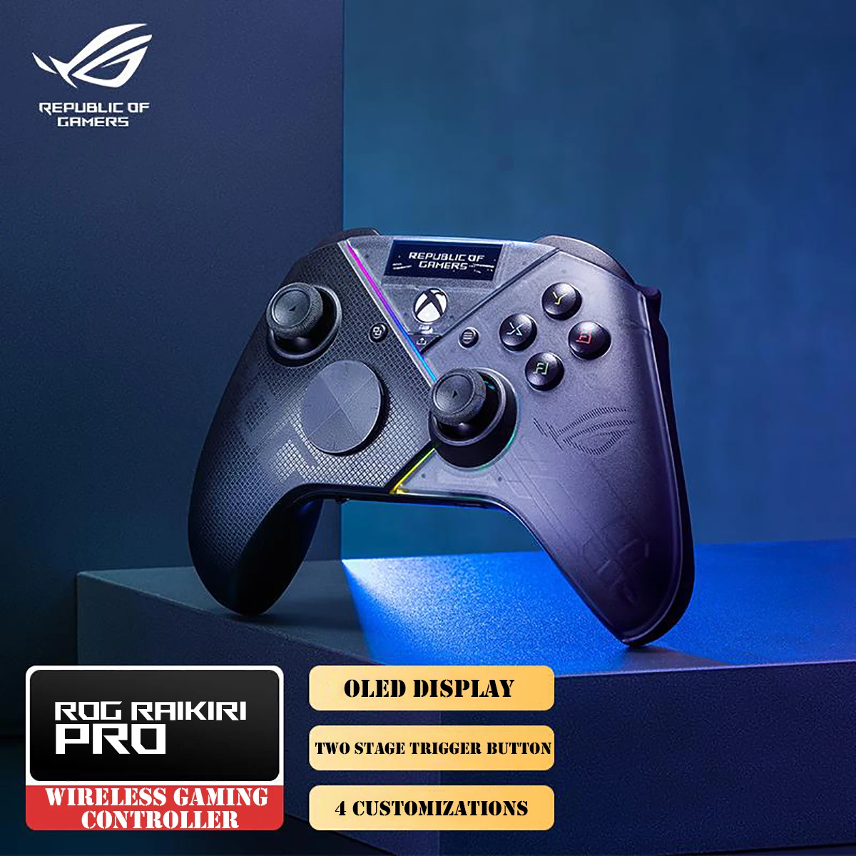Asus-Rog-2-4G-Wireless-Raikiri-Pro-Pc-Gamepad-Oled-Game-Controllers ...