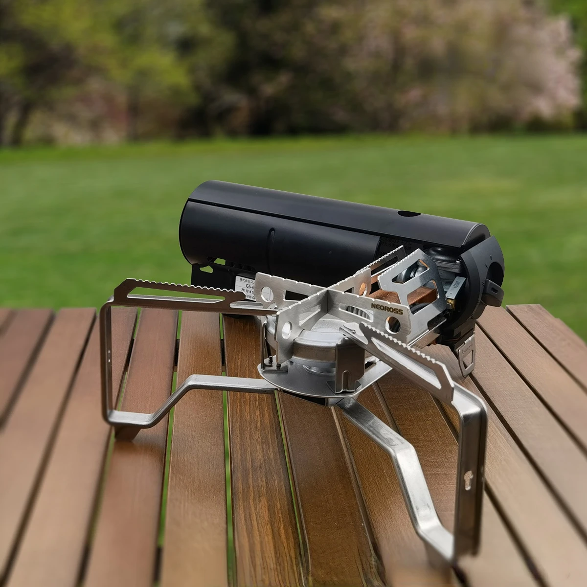 스노우 피크 GS 600 용 나들이 액세서리 BRS 99 용 특수 스테인레스 스틸 랙 스토리지 백이있는 스토브 랙 낚시 도구 ...