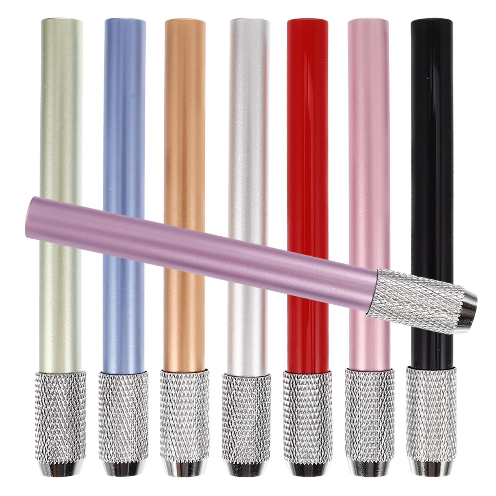 8-Pcs-Pencil-Extender-Crayon-Holder-Artist-Accessory-Extension-Cord ...