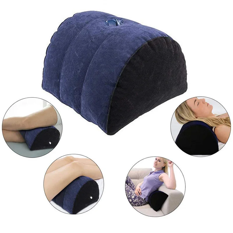 Inflatable Half-Circle Pillow Love Position Air Cushion Furniture ...