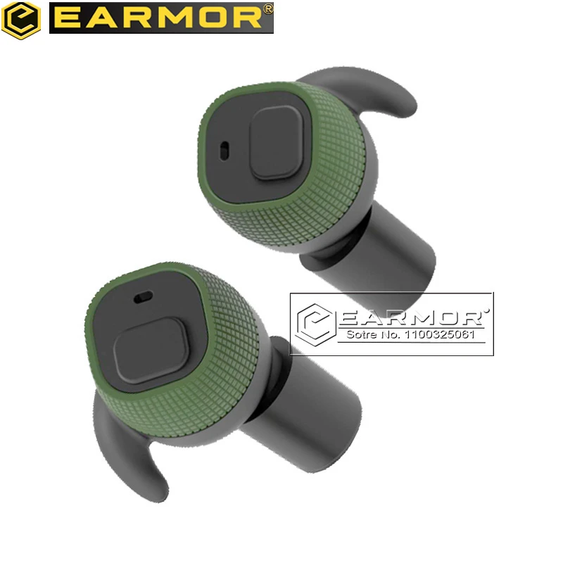 Earmor M20 MOD3 Tactical Earbuds / Electronic Hearing Protection ...