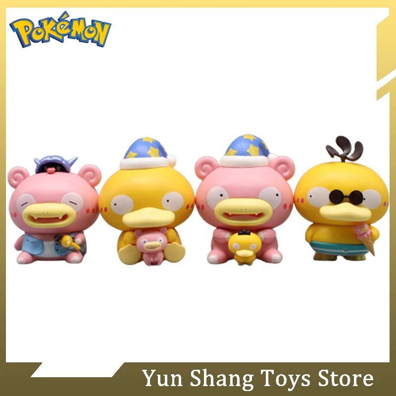 7cm-Pokemon-Anime-Figure-GK-Slowpoke-Psyduck-Kawaii-Cute-Manga-Statue ...