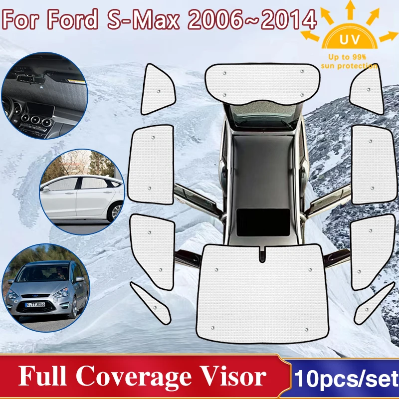 Car-Window-Full-Coverage-Sunshades-For-Ford-S-Max-Accessories-Mk1-Smax ...