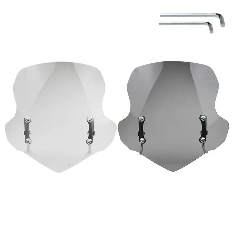 Multipurpose-Acrylic-Motorcycle-Windshield-Thickened-Motorbike-Wind ...