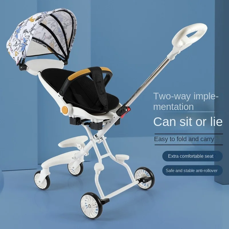 Foldable-Baby-Stroller-Portable-Lightweight-Baby-Stroller-For-Sitting ...