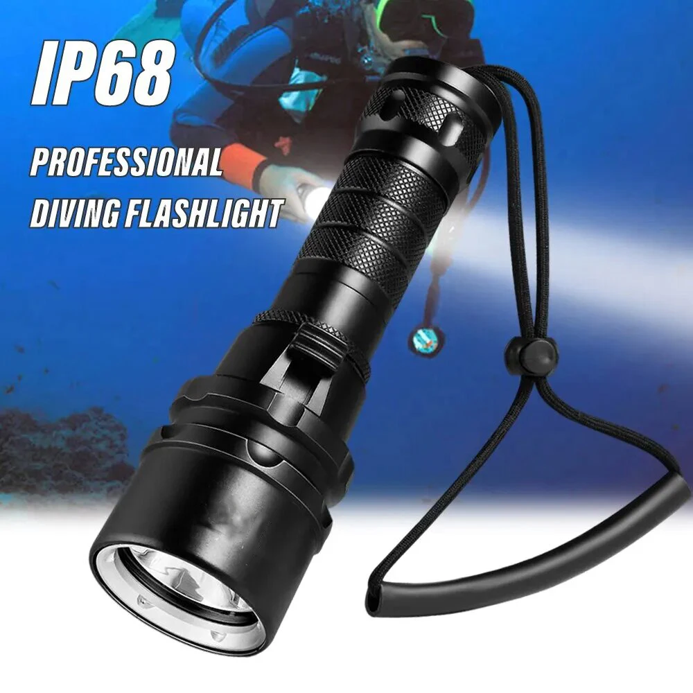 High-Power-Diving-Flashlight-IP68-Highest-Waterproof-Rating ...
