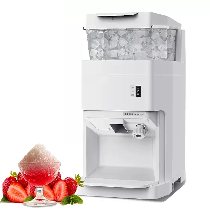 Electric-Ice-Crusher-400kg-h-Scraped-Ice-Machine-Milk-Tea-Shop ...