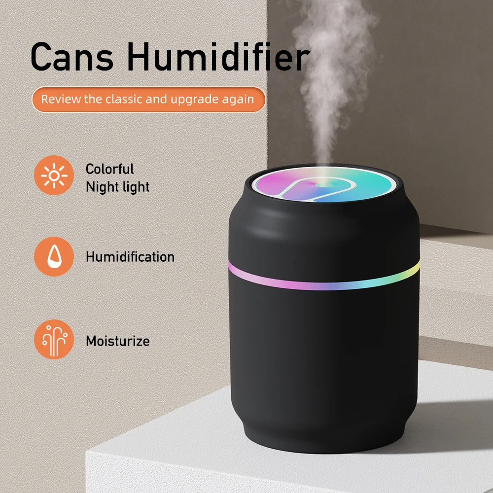 Smart Humidifier Portable 300ml Electric Air Humidifier Aroma Oil ...