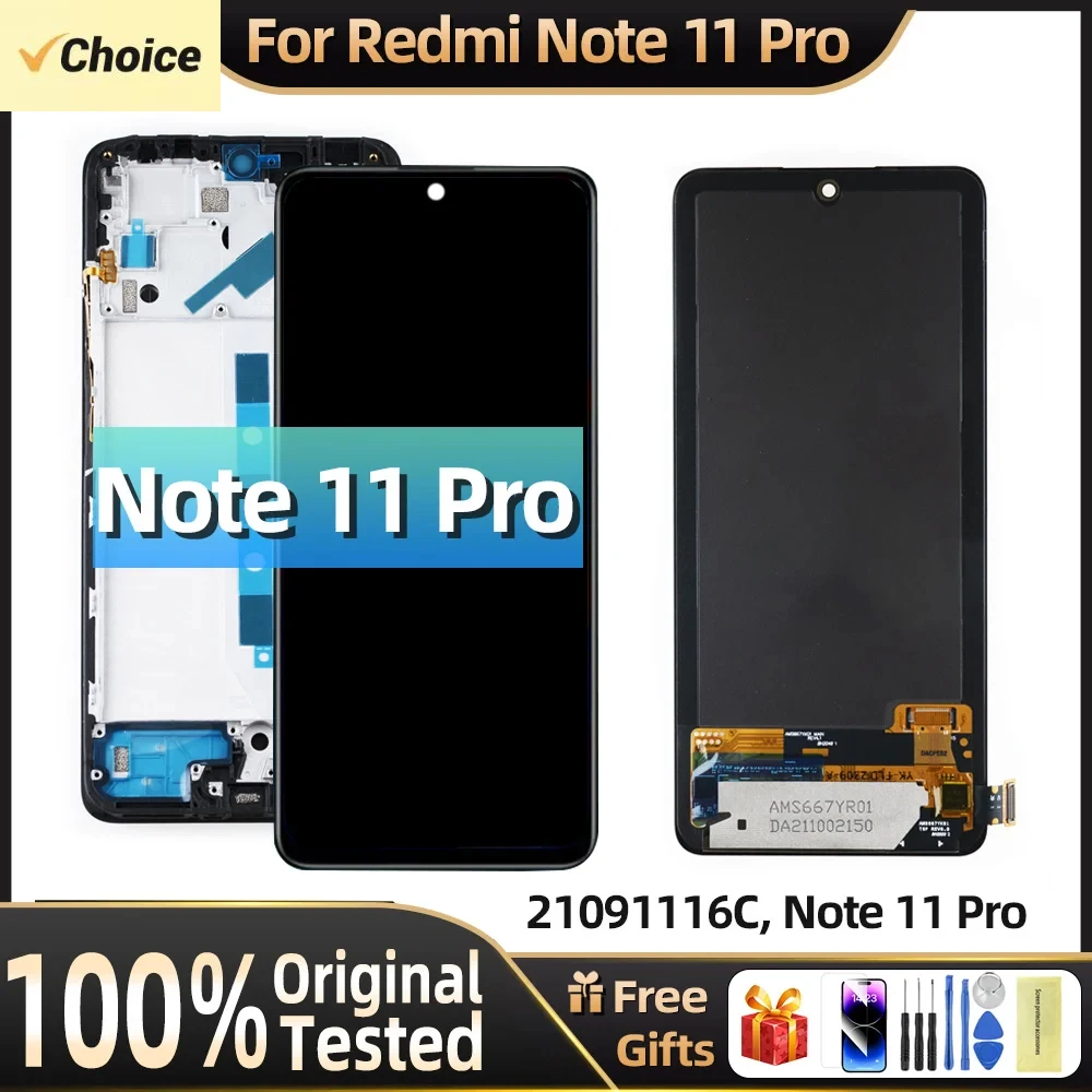 Original-For-Xiaomi-Redmi-Note-11-Pro-5G-LCD-Display-Touch-Screen ...