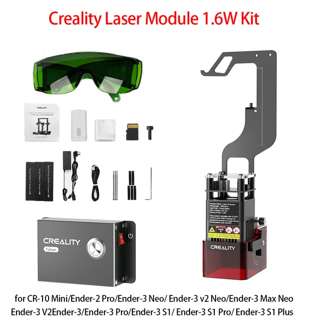 Creality Laser Engraving Module Kit 10W 5W 1.6W 0.06mm High-Precision ...