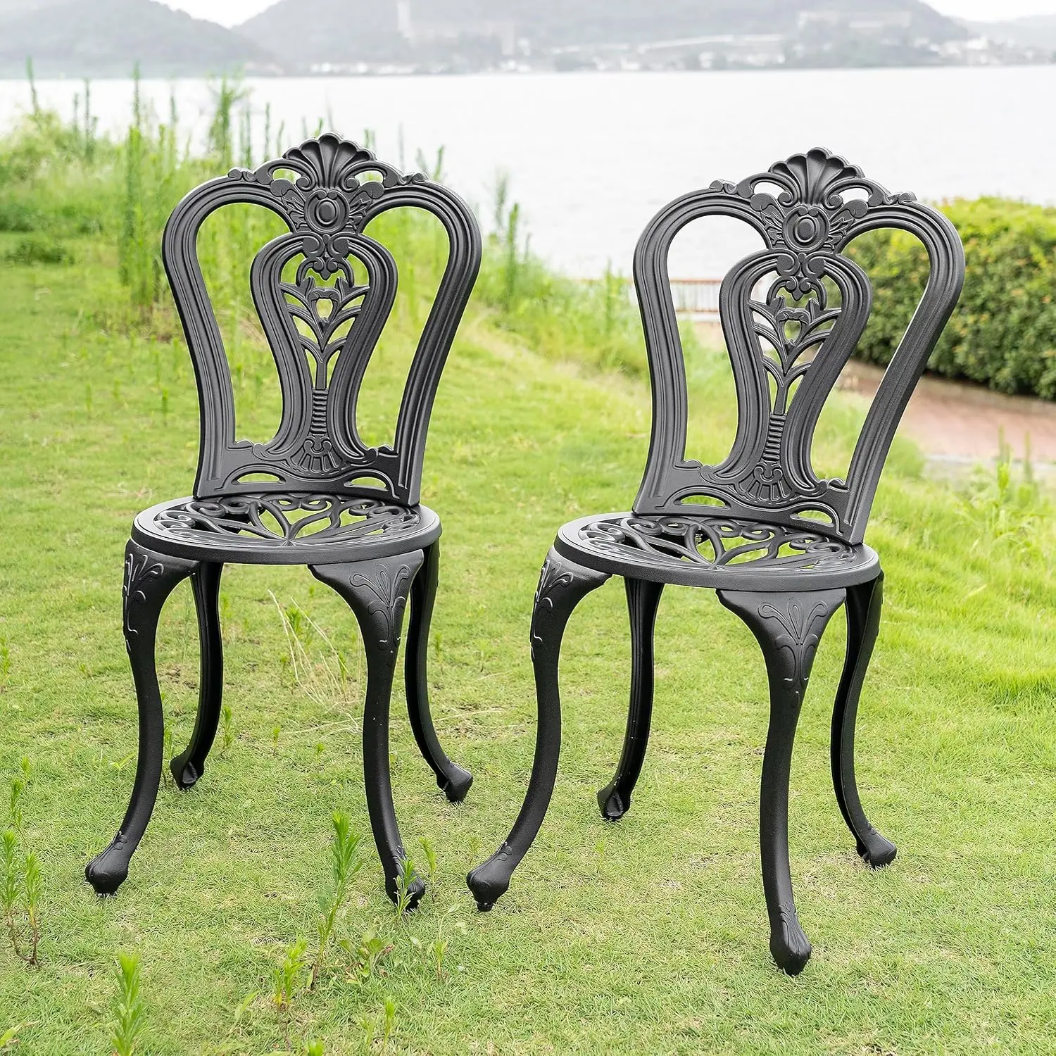 Cast-Aluminum-Patio-Chairs-All-Weather-Outdoor-Dining-Chairs-Set-of-2 ...