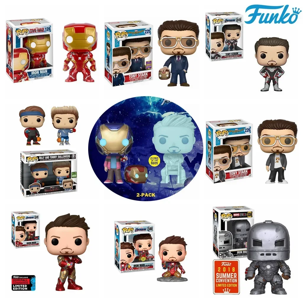 Funko Marvels Iron Man 580# Tony Stark Morgan Stark 2# 338# 226# 529 ...