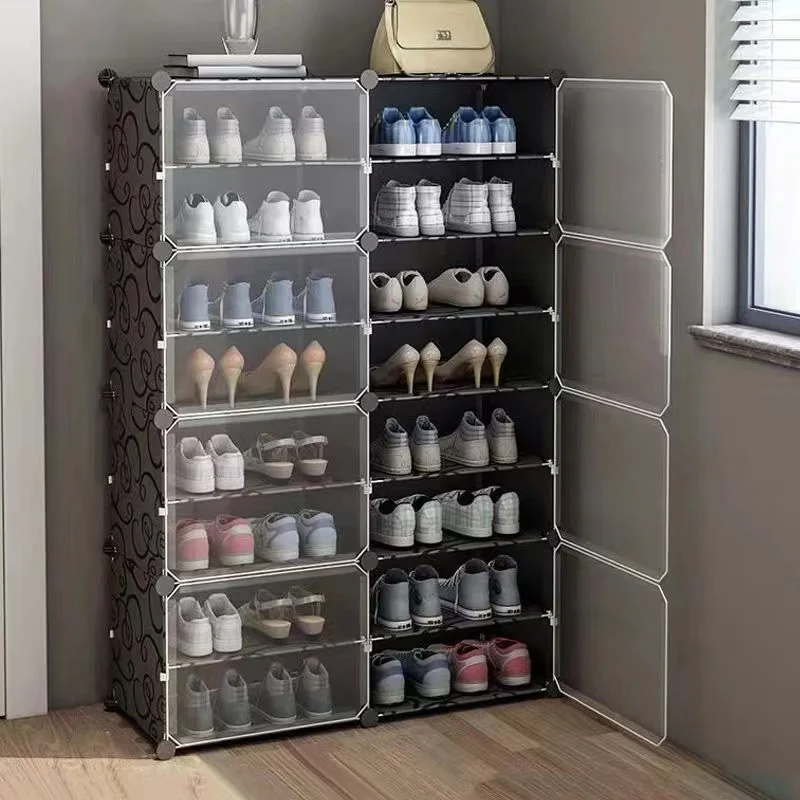Box-Storage-Shoe-Rack-Living-Room-Mobile-Cabinet-Space-Saving-Shoe-Rack ...