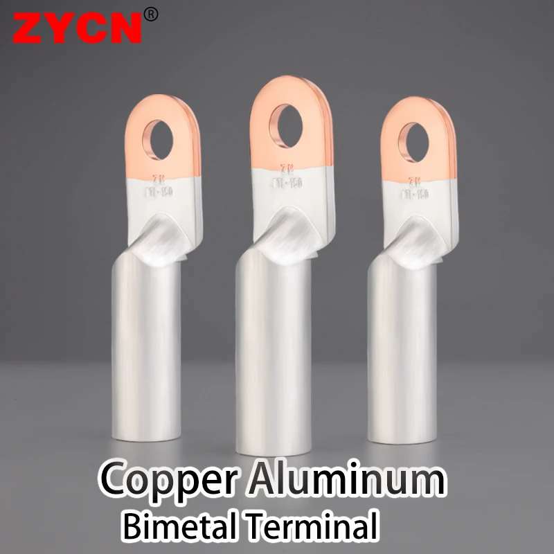 1pc Dtl-10/16/25/35/50/70 10mm2 Copper Aluminum Terminal Bimetal Crimp ...