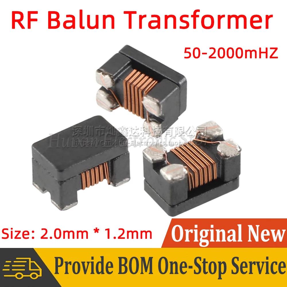 10pcs-SMD-0805-SMT-RF-Signal-Balun-Transformer-Frequency-50MHz-2000MHz ...