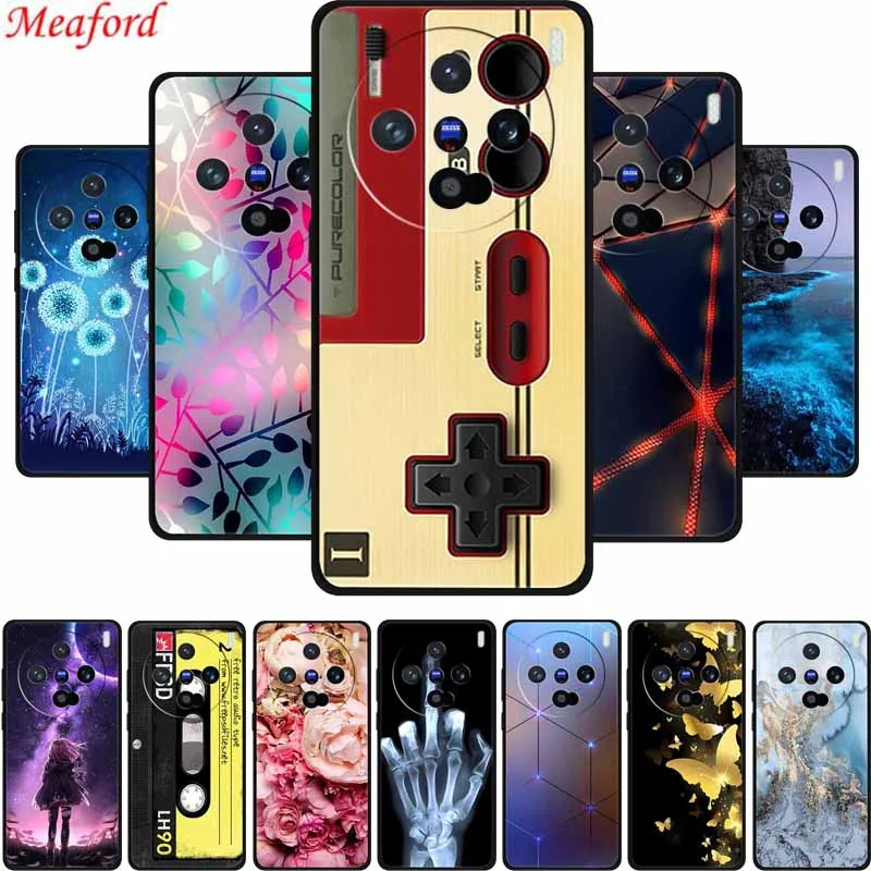For Vivo X200 Pro mini Back Cover Case Protective Black Silicone Soft ...