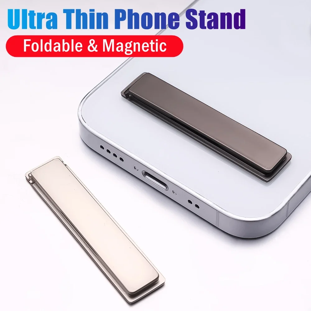 Magnetic-Cell-Phone-Kickstand-Universal-Desktop-Stand-Folding-Mini ...