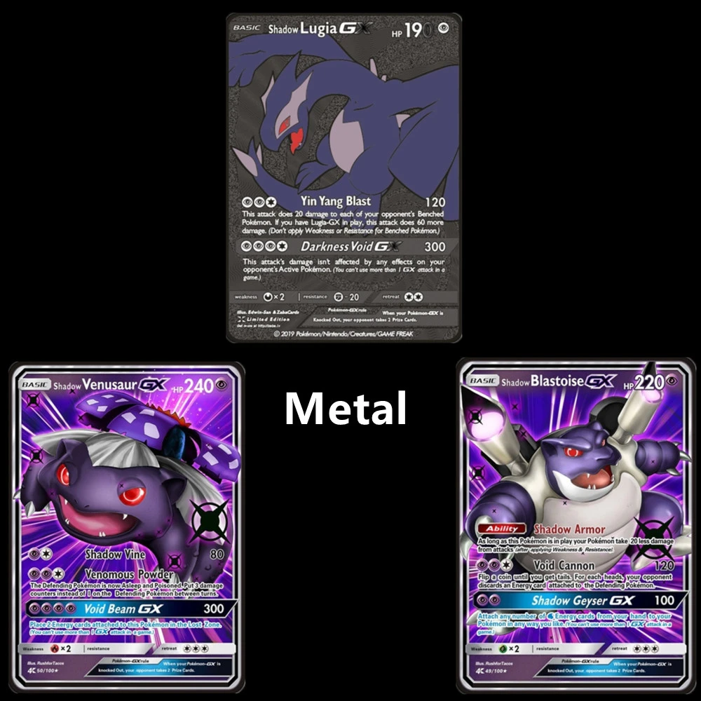 Shadow Gigantamax Charizard Vmax Card Custom Made