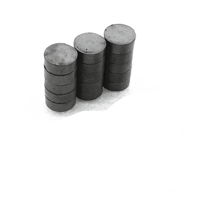 10 pièces (8X3) - Petit aimant rond noir Aimant en ferrite pour ...