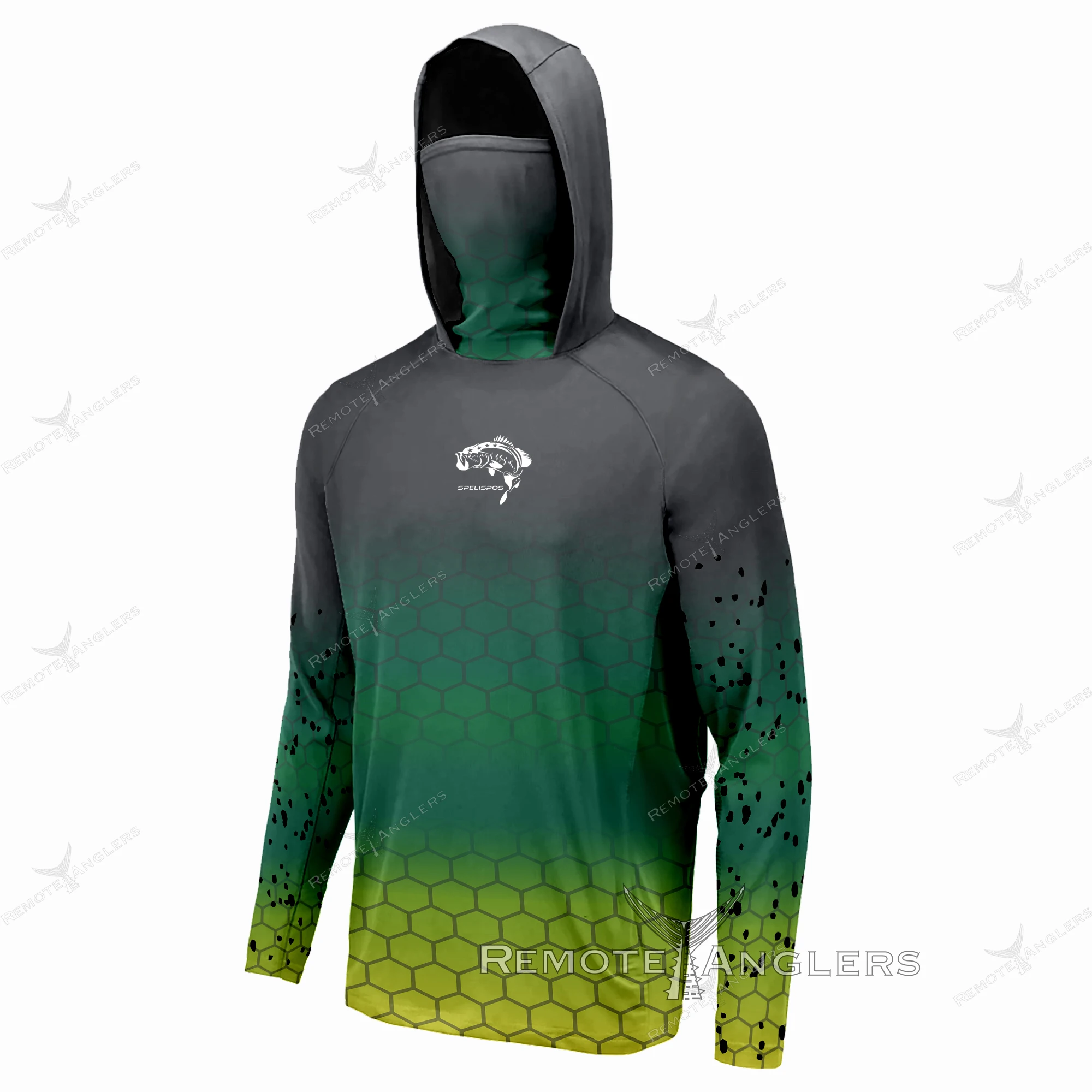 Men-Fishing-Hoodie-Green-Shirts-Neck-Mask-Long-Sleeve-Camouflage ...