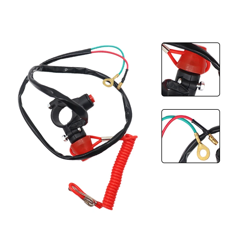 Motorcycle-Single-Support-Flameout-Switch-Horizon-for-ATV-Beach-Bike ...