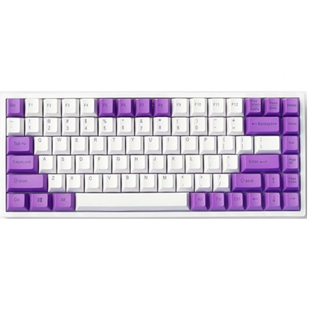 Royal Kludge RK84 84 Kyes Gamer คีย์บอร์ด PBT Keycaps โปร่งแสง Double ...