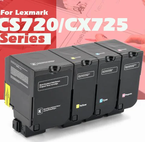 Cartucho de tóner de color compatible para Lexmark CS720 CS720de ...