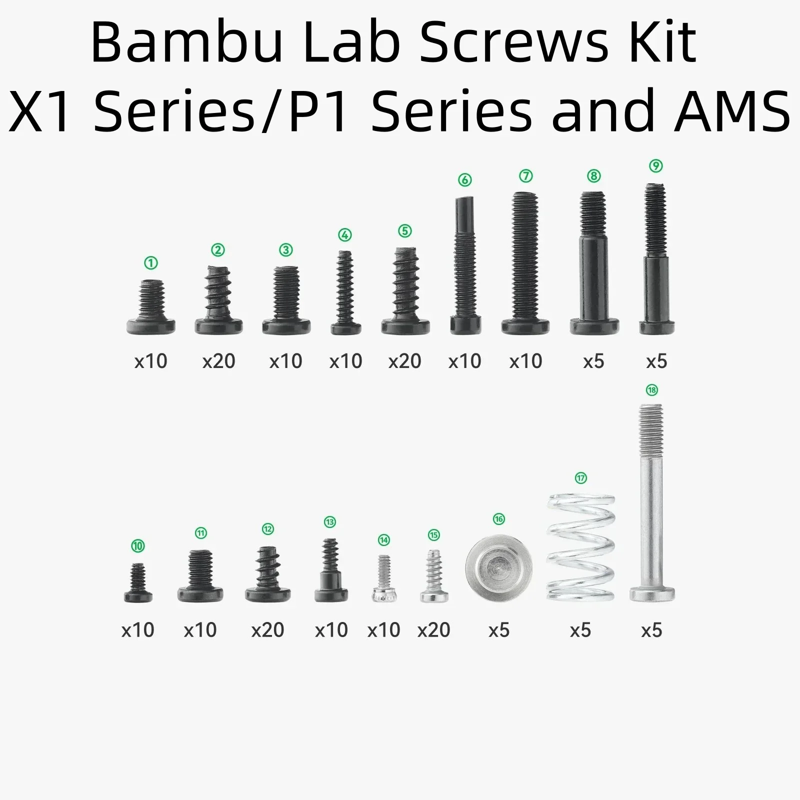 Bambu-Lab-Screws-Kit-X1-Series-P1-Series-A1-Series-and-AMS-lite-Top ...