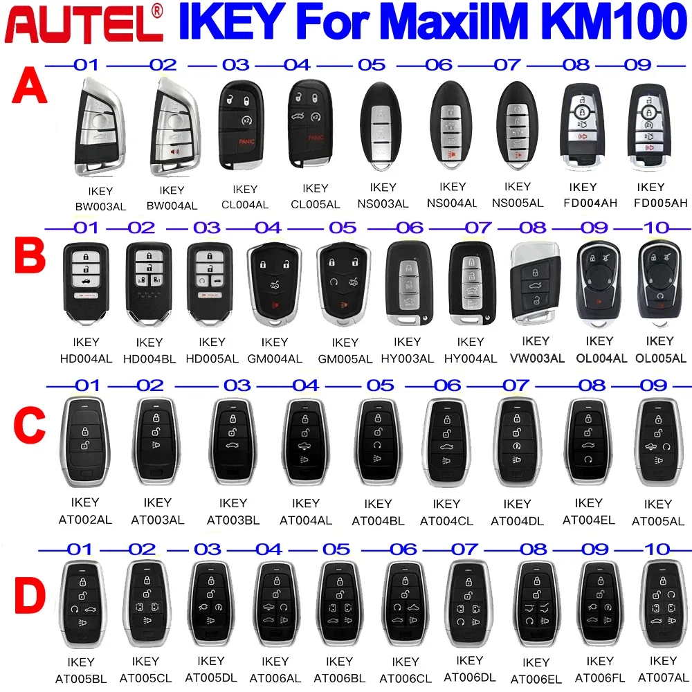 AUTEL-IKEY-Newest-Series-Universal-Remote-Smart-Key-For-BMW-Hyundai ...