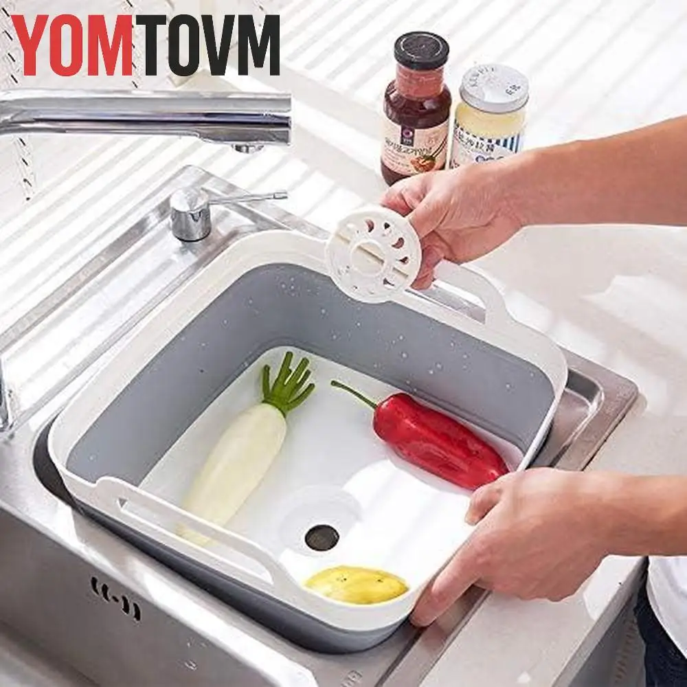 1pcs Kitchen Washing basket Fruit storage Kitchen drain Multi-function ...