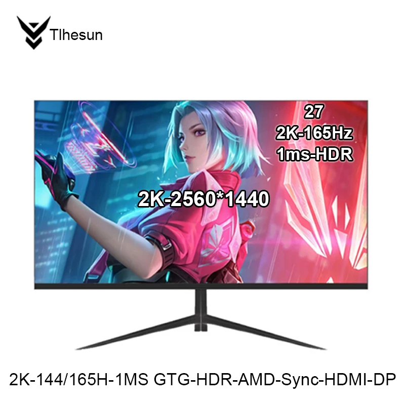Monitor-27-Inch-2K-144Hz-165Hz-Computer-Game-Screen-HDMI-DP-1ms-HDR ...
