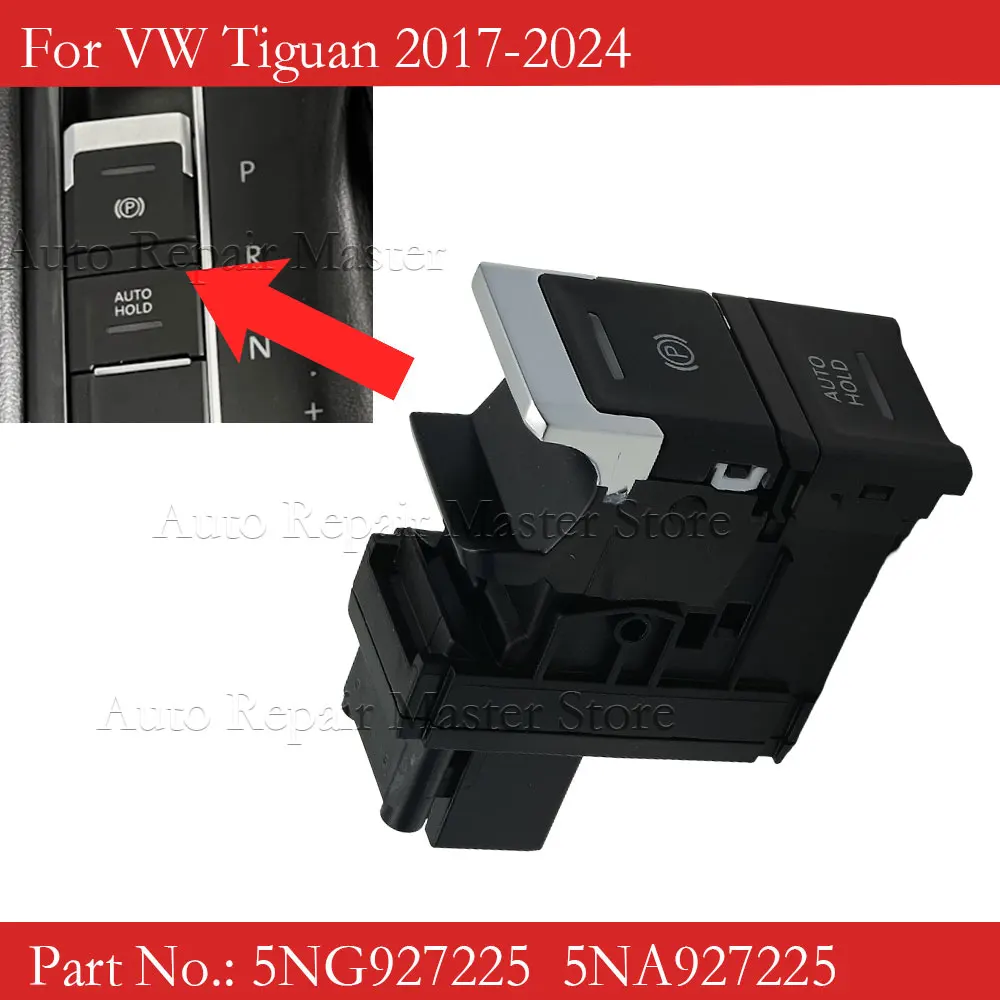 Electronic Handbrake Switch Parking Hand Brake Button Switch For Tiguan ...