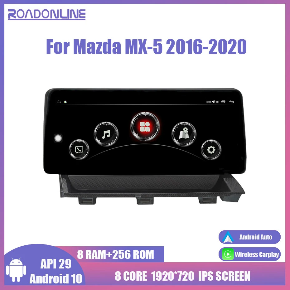 Android 10 Car Radio For Mazda Mx-5 Mx5 Mx 5 2016-2020 With Adapter ...