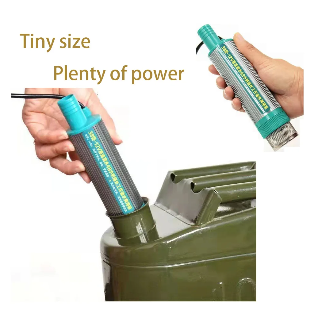 Electric-Car-Pump-38mm-Portable-Mini-For-Pumping-Diesel-Oil-Water ...