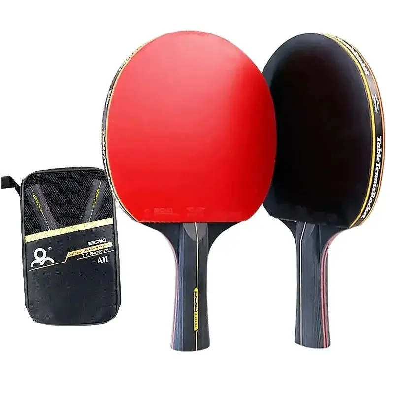 6-Star-Table-Tennis-Racket-2PCS-Professional-Ping-Pong-Racket-Set ...