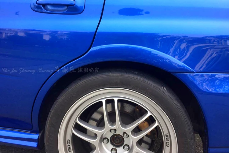 Primer unpainted PU ABS Car rear wheel bumper brow lips bodykit for ...