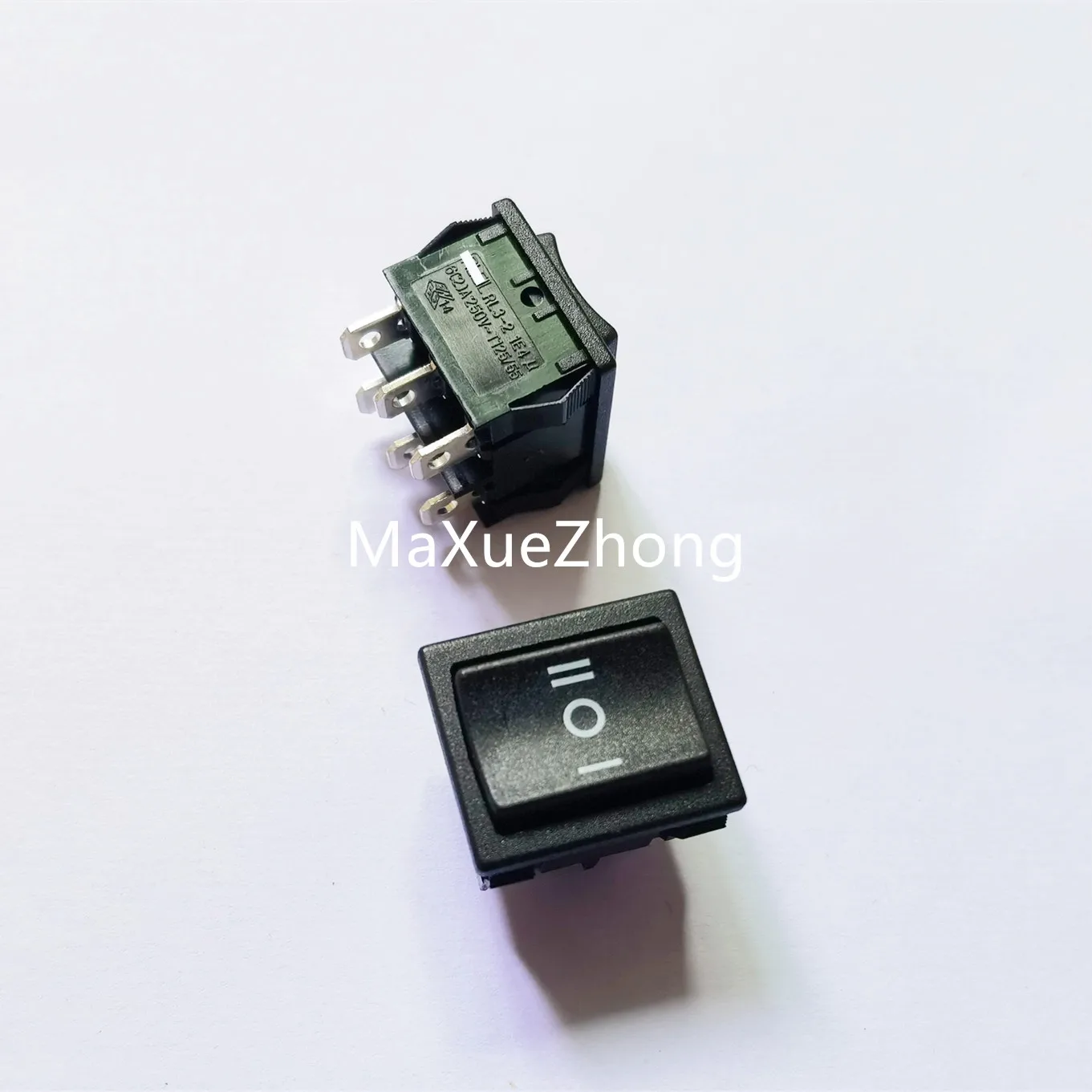 Original new 100% import rocker switch 6pin 3gear plug PCB square RL3-2 ...