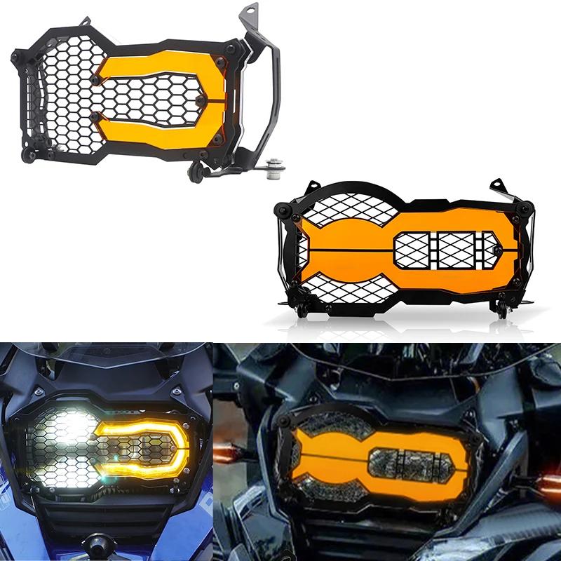 For-BMW-R1200GS-R1250GS-NEW-Headlight-Guard-Protector-Grille-Grill ...